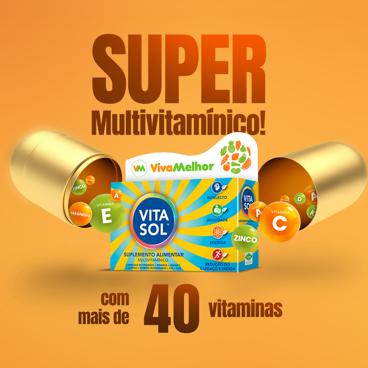 VITASOL - Multivitamínico – Viva Melhor